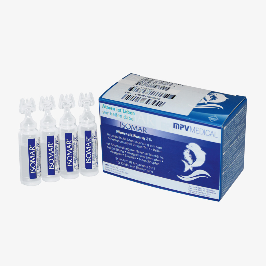 Hypertone Meersalzlösung ISOMAR® 3% - MPV MEDICAL